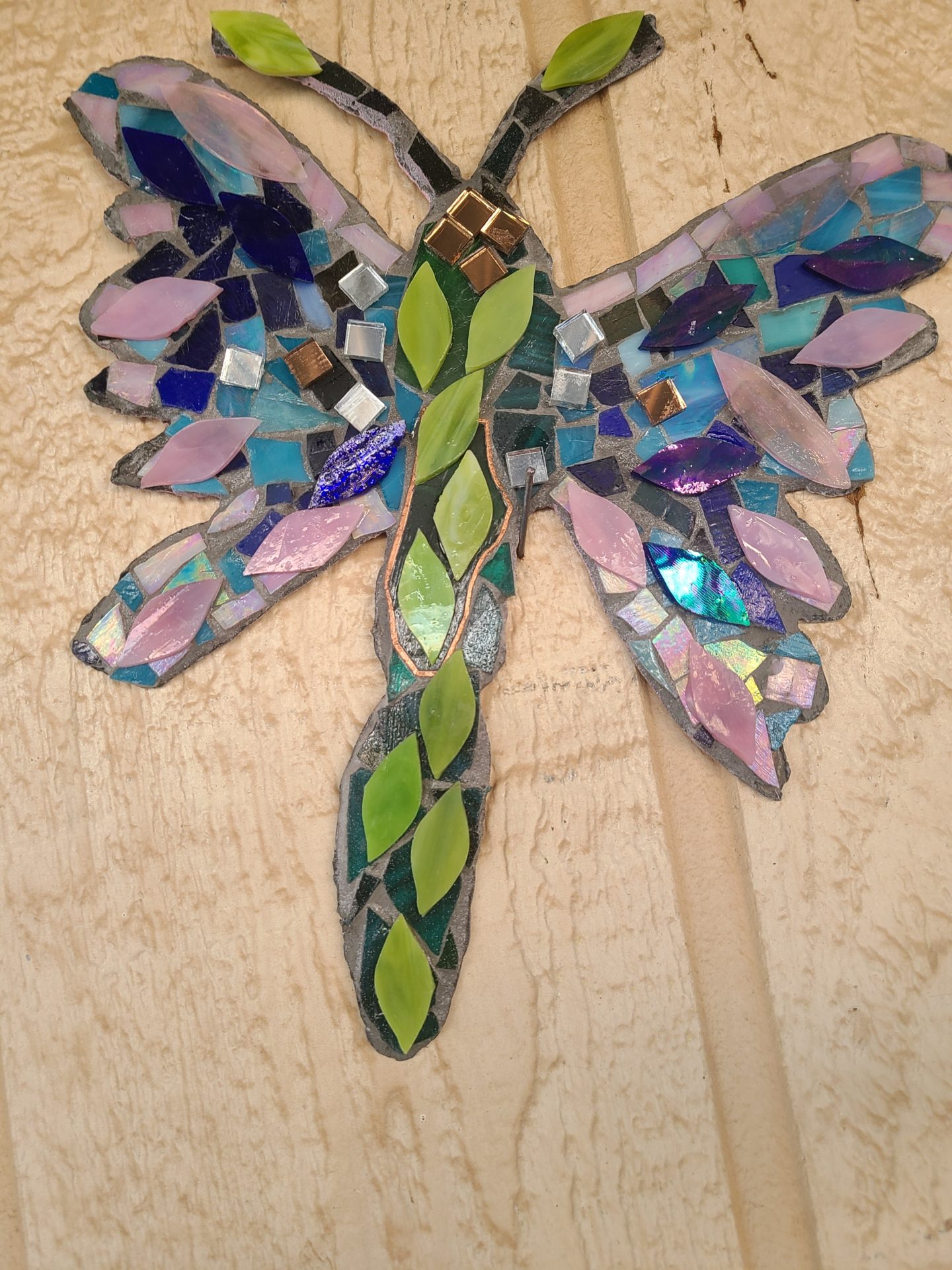 Grow through what you go through - Mixed media, Glass, and Mosiacs